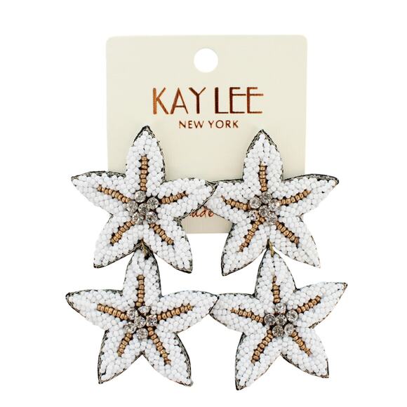 Kay Lee | Jewelry | Kay Lee Boho Seed Bead Beaded Rhinestone Statement ...